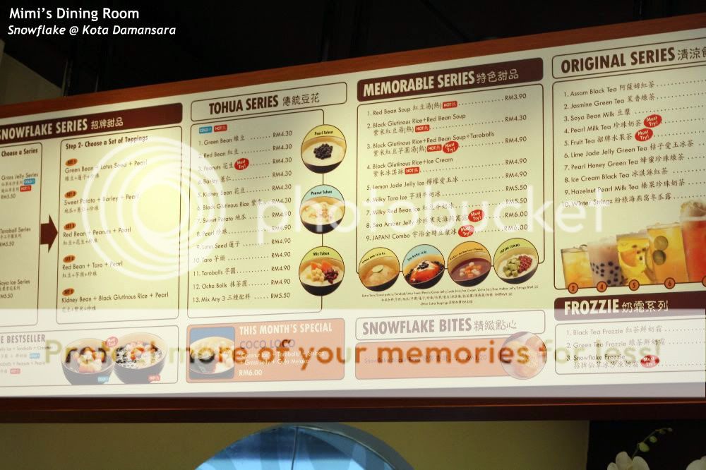 >Snowflake Buy 1 Get 1 Free Promotion! - Mimi's Dining Room